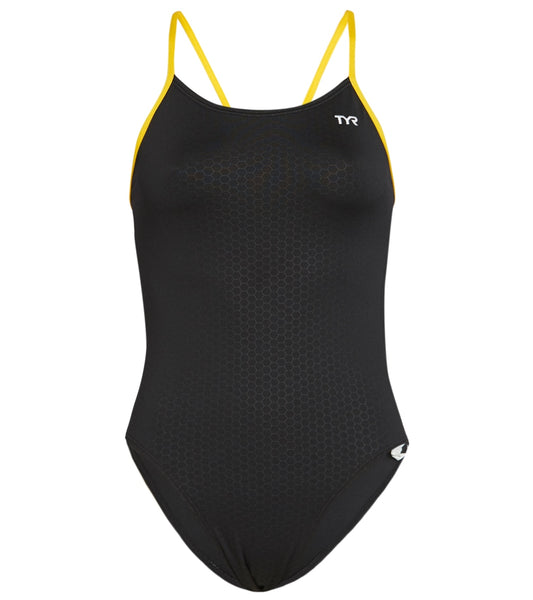 TYR Women's Hexa Cutoutfit One Piece Swimsuit at SwimOutlet.com