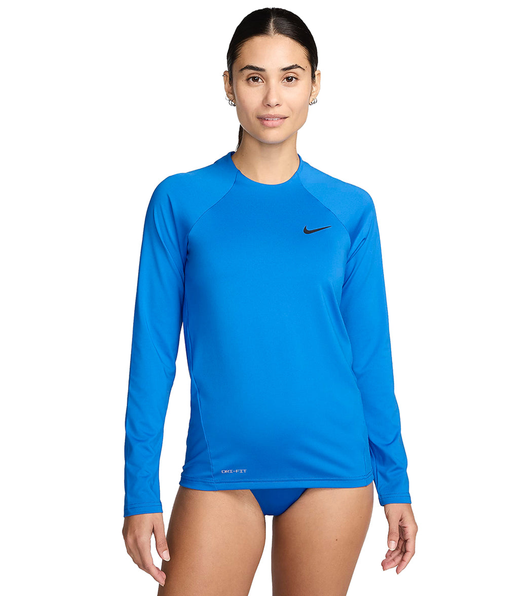 Nike Women's Long Sleeve Hydro Rash Guard at SwimOutlet.com