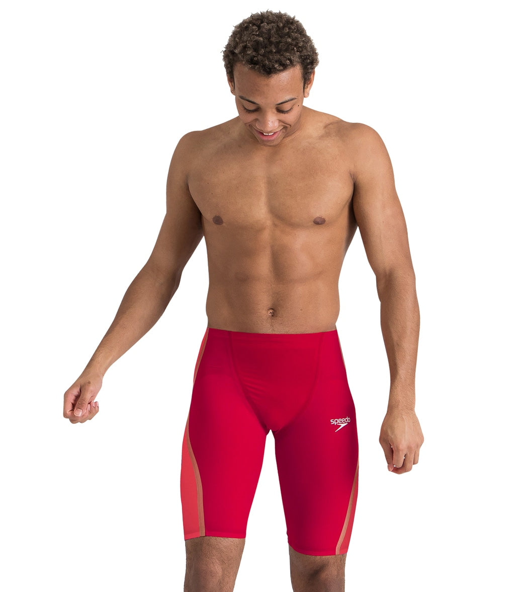 Speedo Men's LZR Pure Intent High Waist Jammer Tech Suit Swimsuit at ...
