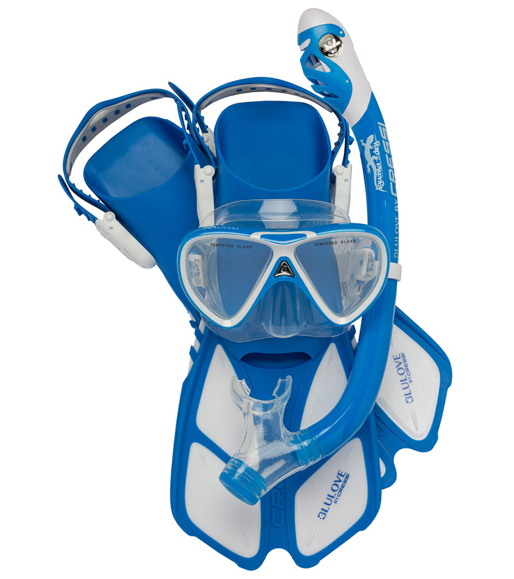 Cressi Kids' Mini Bonete Snorkel Set at SwimOutlet.com