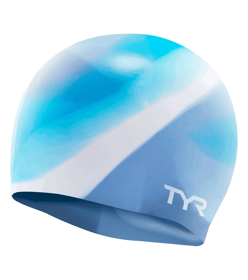 TYR Junior Tie Dye Swim Cap at SwimOutlet.com