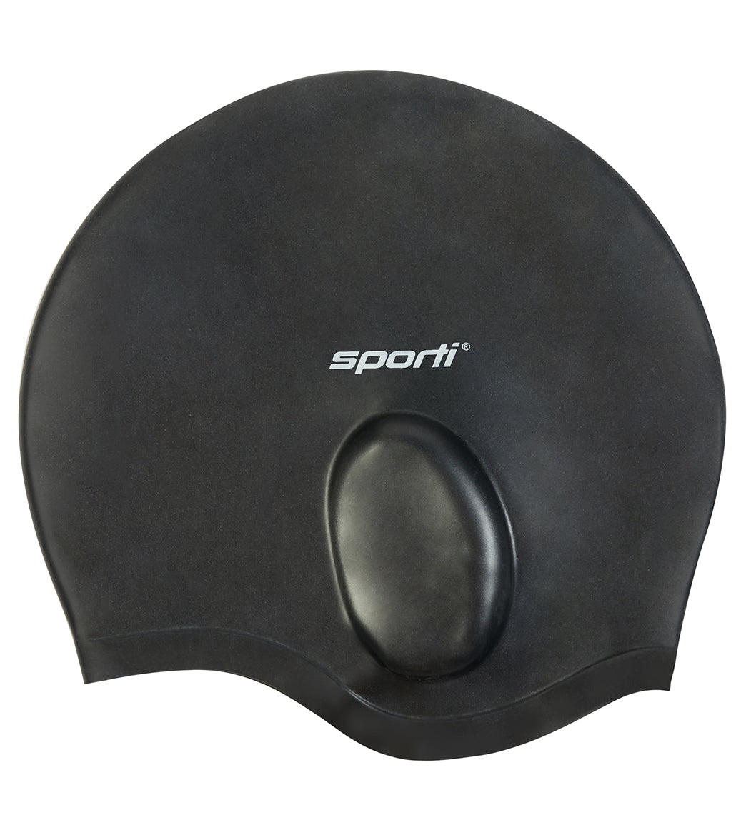 Sporti Silicone Ear Swim Cap at SwimOutlet.com