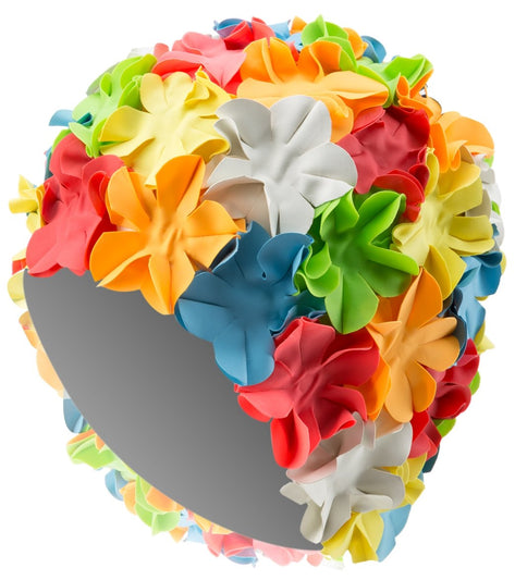 Sporti Flower Swim Cap at SwimOutlet.com