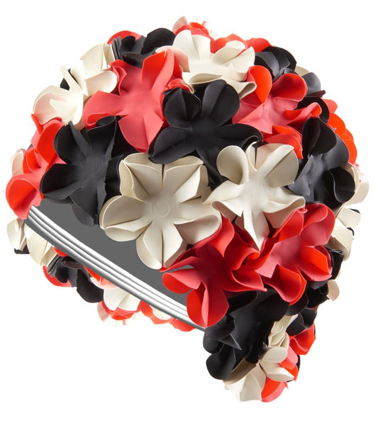 Sporti Flower Swim Cap at SwimOutlet.com