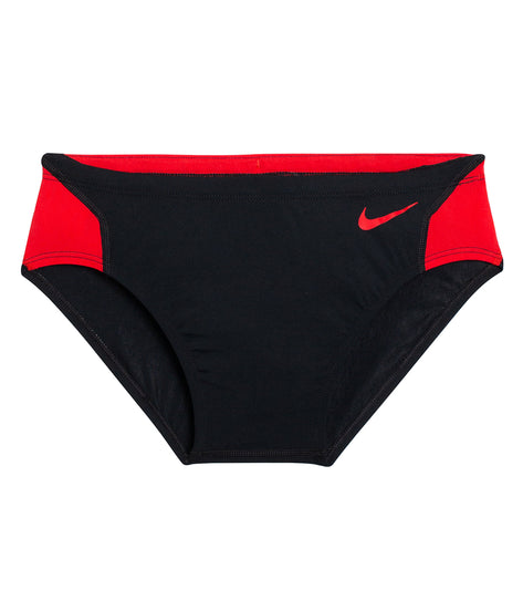 Nike Men's HydraStrong Colorblock Brief Swimsuit at SwimOutlet.com