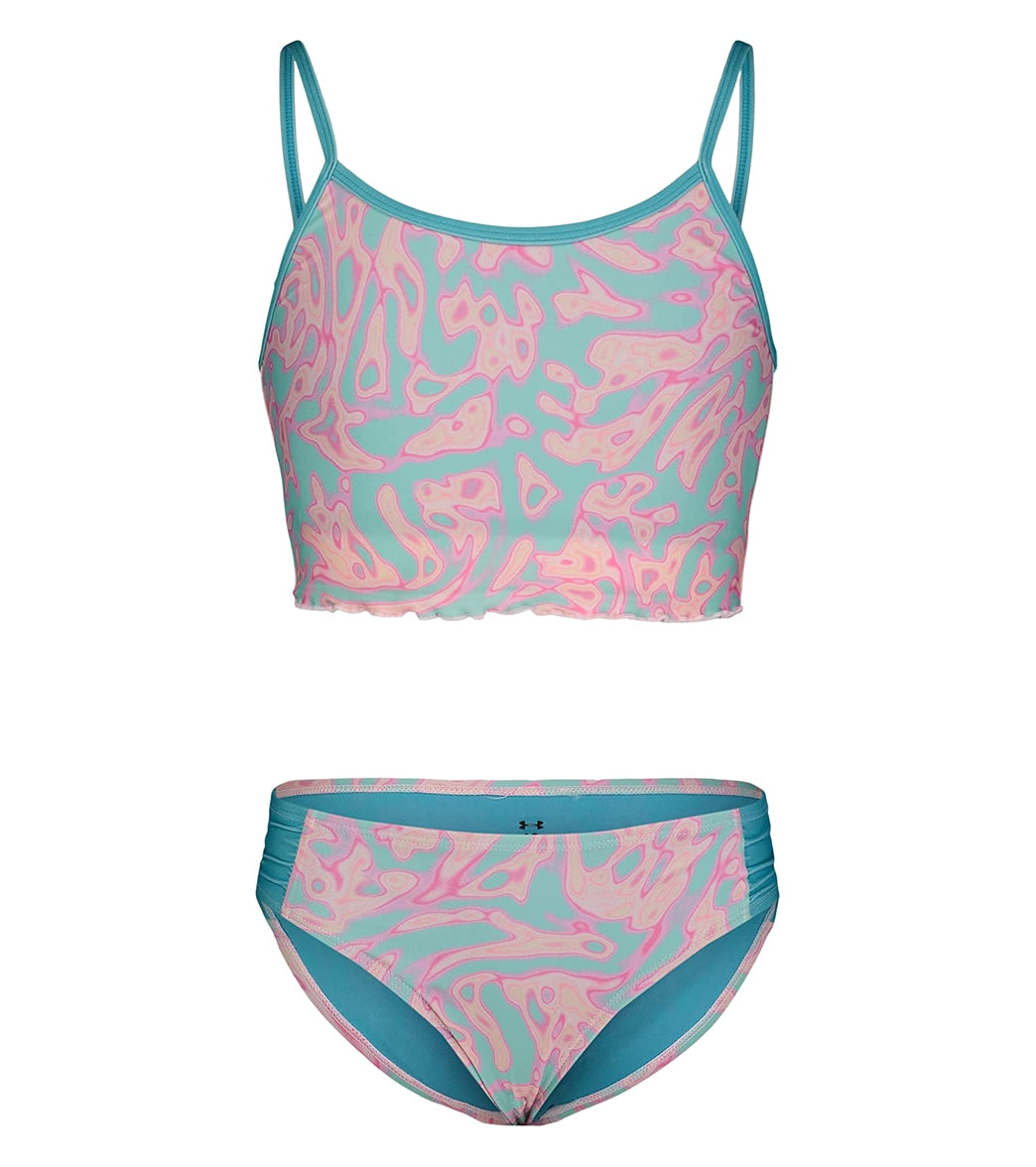 Under Armour Girls' UA Lave Pool Two Piece Midkini Set (Little Kid) at ...