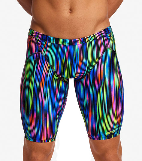 Funky Trunks Men's Rain Down Jammer Swimsuit at SwimOutlet.com