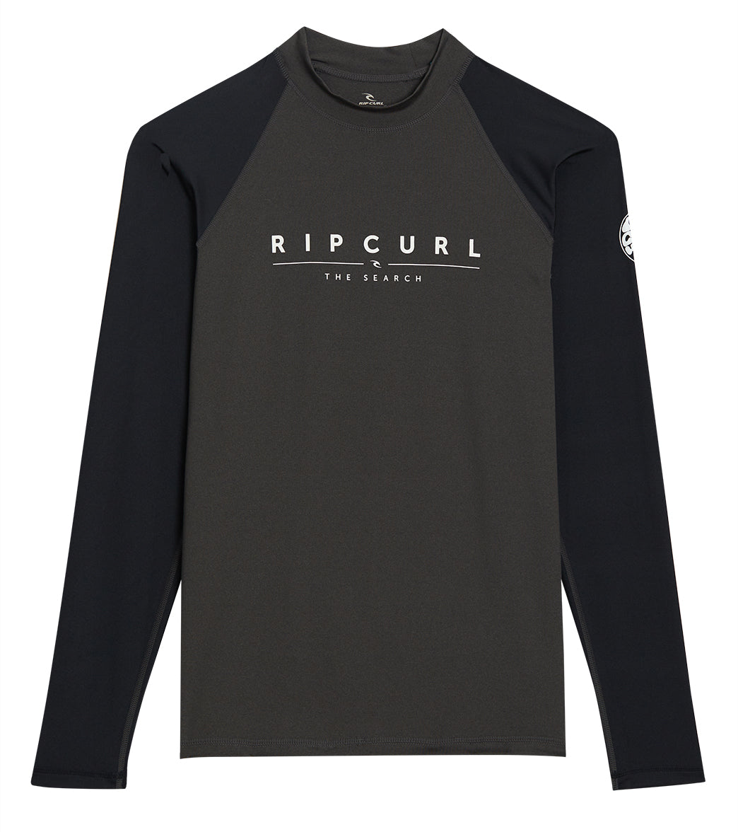Rip Curl Men's Shockwaves Long Sleeve Upf 50 Surf Shirt at SwimOutlet.com