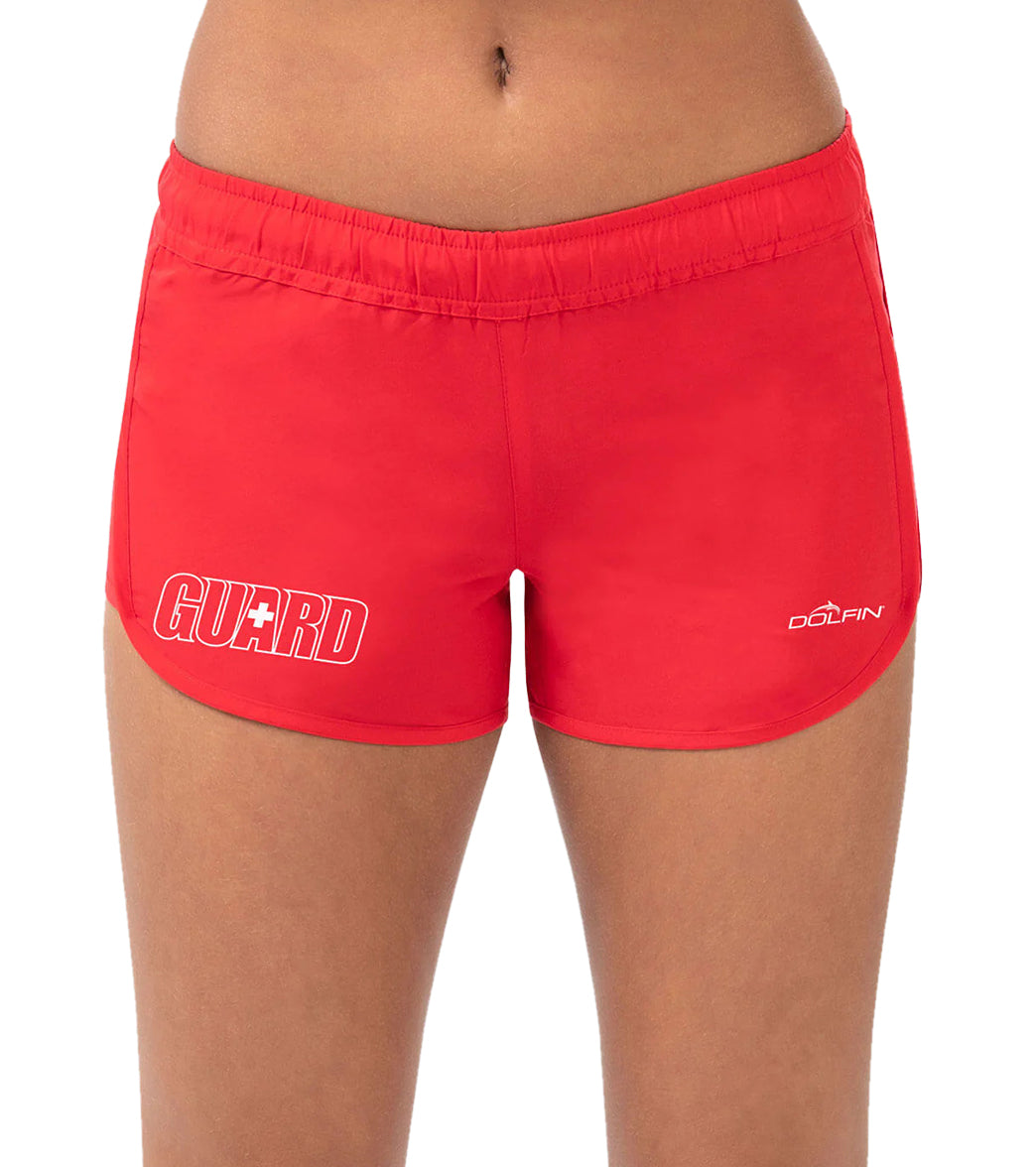 Dolfin Lifeguard Women's Solid Woven Guard Short at SwimOutlet.com