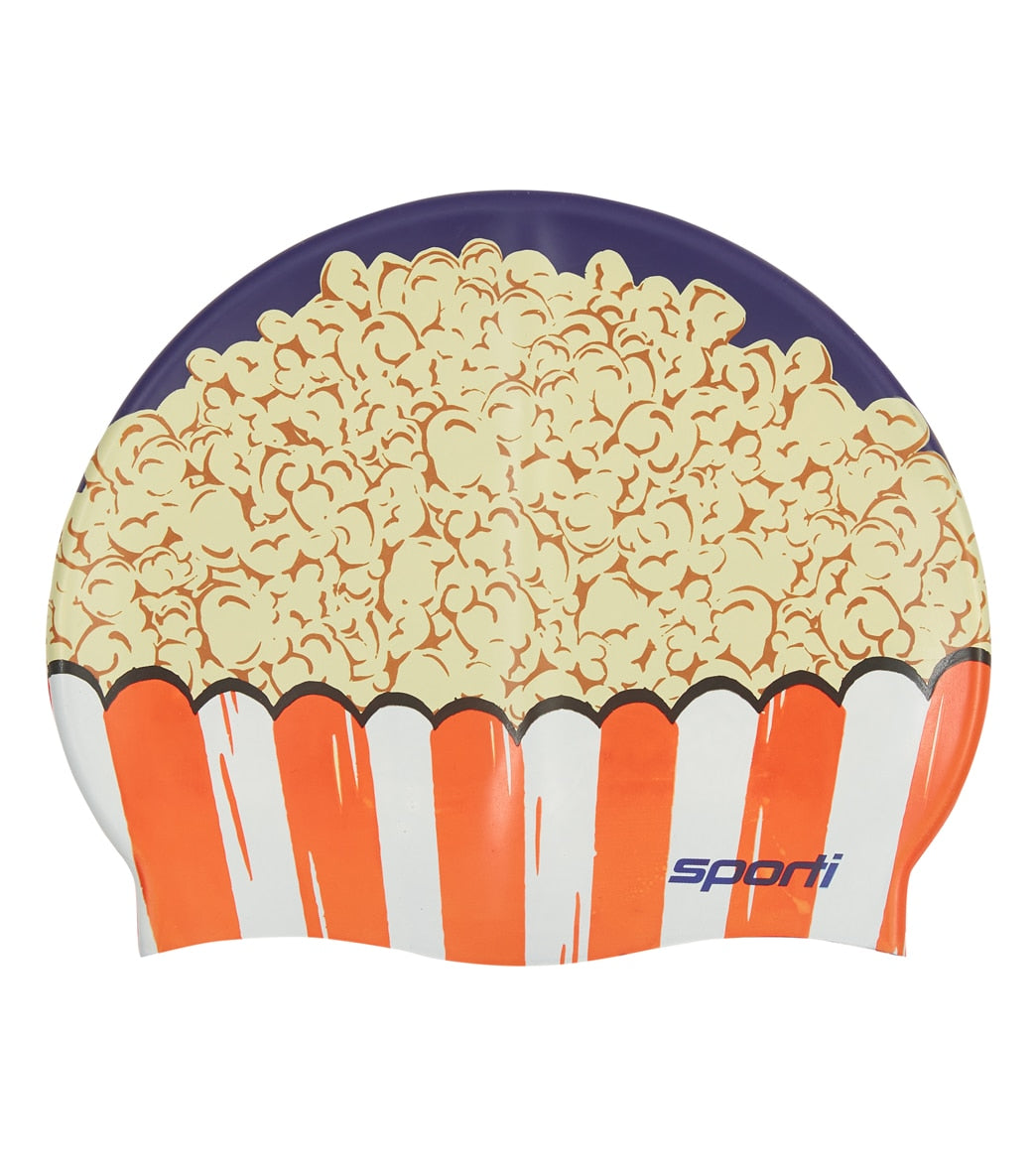 Sporti Popcorn Silicone Swim Cap Jr. at SwimOutlet.com