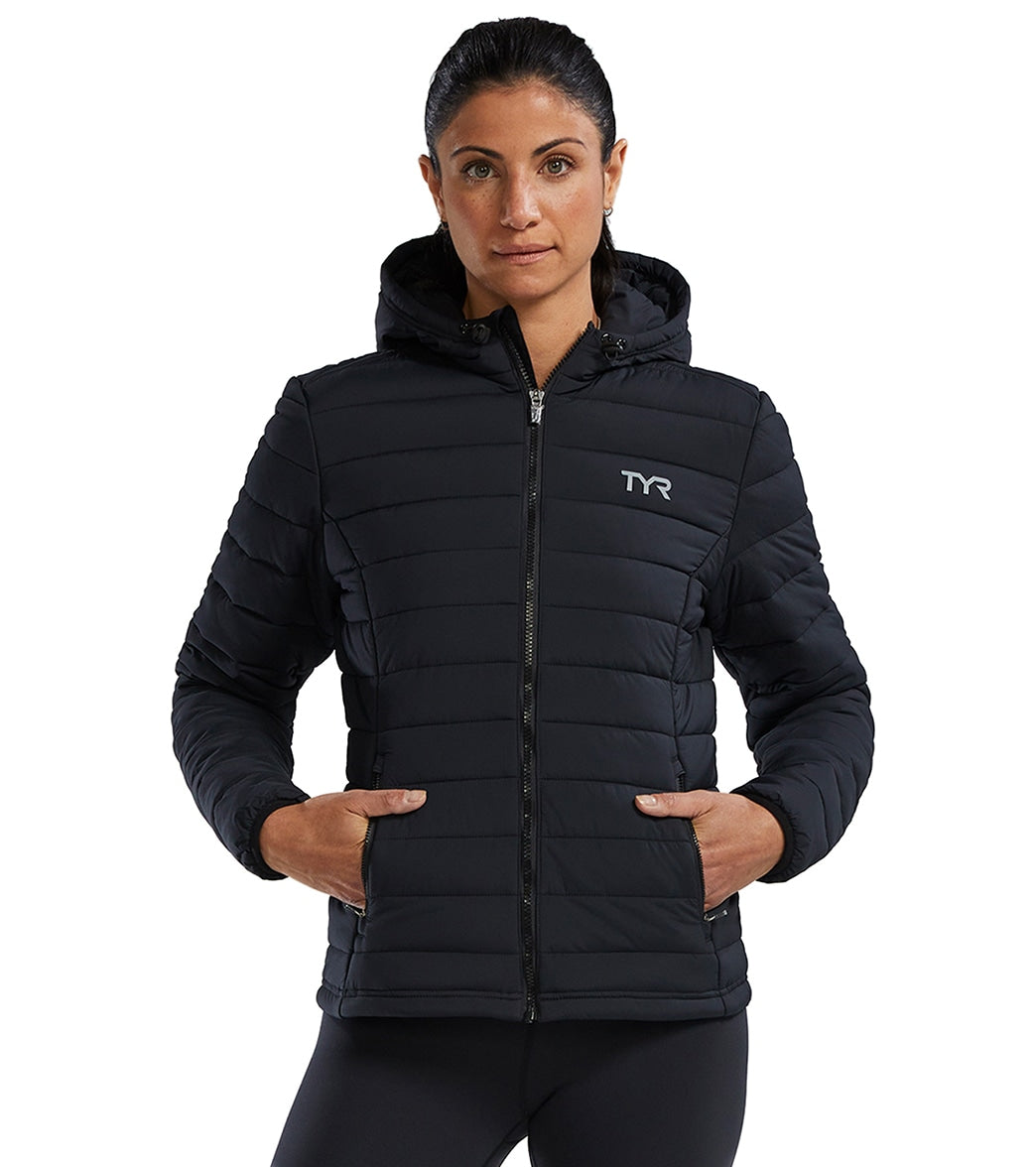 TYR Women's Mission Puffer Jacket at SwimOutlet.com