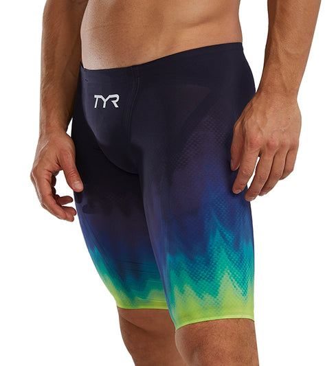 TYR Men's Venzo Influx Jammer Tech Suit Swimsuit at SwimOutlet.com
