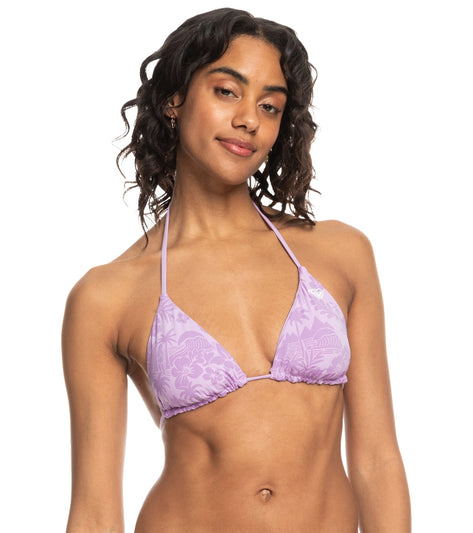 Roxy Women's Surf Kind Kate Reversible Triangle Bikini Top at SwimOutlet.com