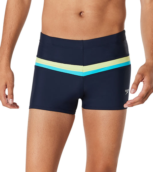 Speedo Men's Splice Square Leg Swimsuit at SwimOutlet.com