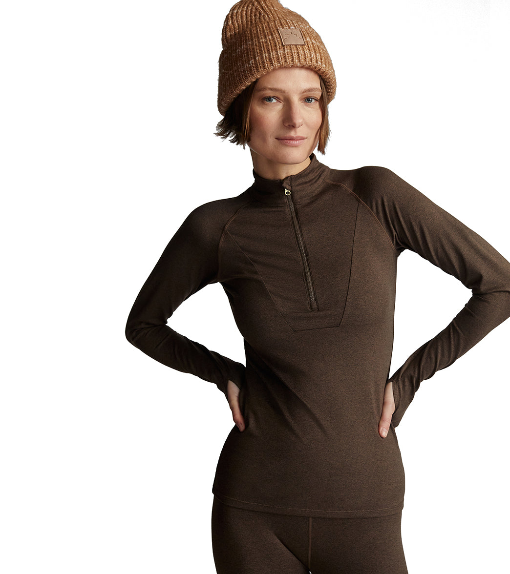 Varley Always Warm Base Layer Half Zip at SwimOutlet.com