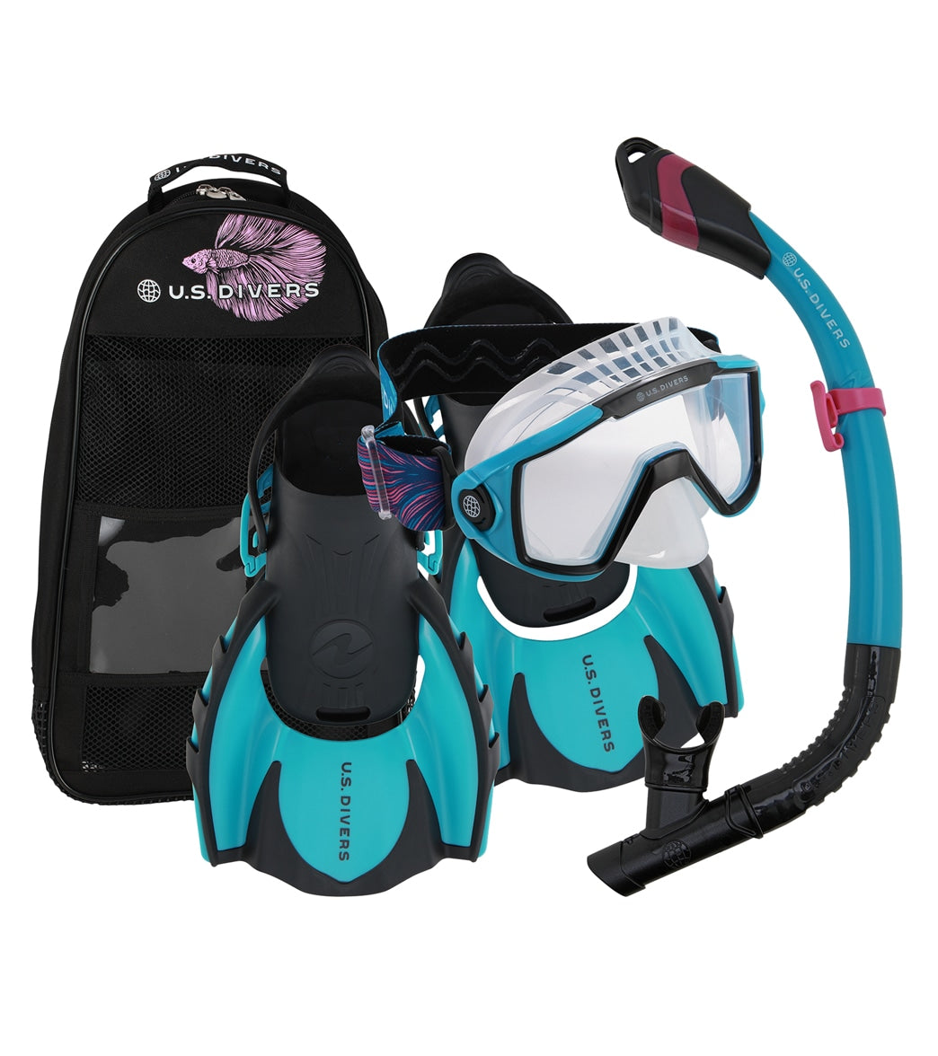 U.S. Divers Avila 2.0 Paradise Beta Mask & Fins Snorkle Set at ...