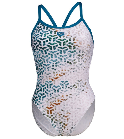 Arena Women's Planet Water Challenge Back One Piece Swimsuit at ...