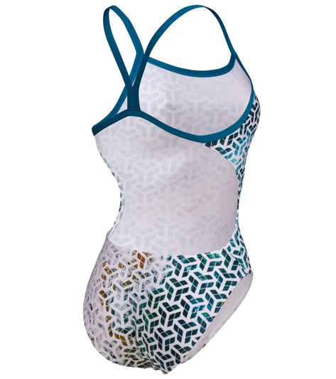 Arena Women's Planet Water Challenge Back One Piece Swimsuit at ...