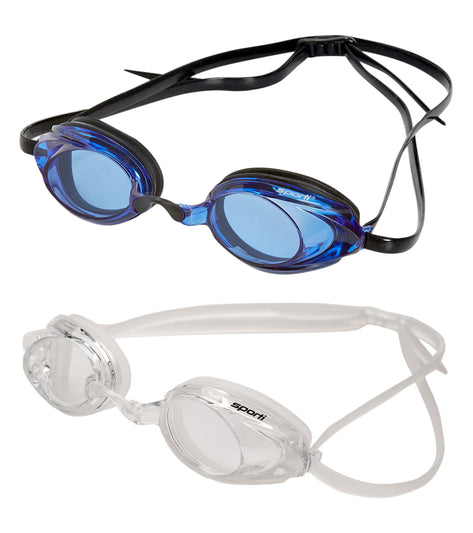 Sporti Antifog S3 Goggle Set of 2 at SwimOutlet.com
