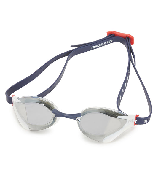 TYR Tracer X RZR Mirrored Racing Goggle at SwimOutlet.com