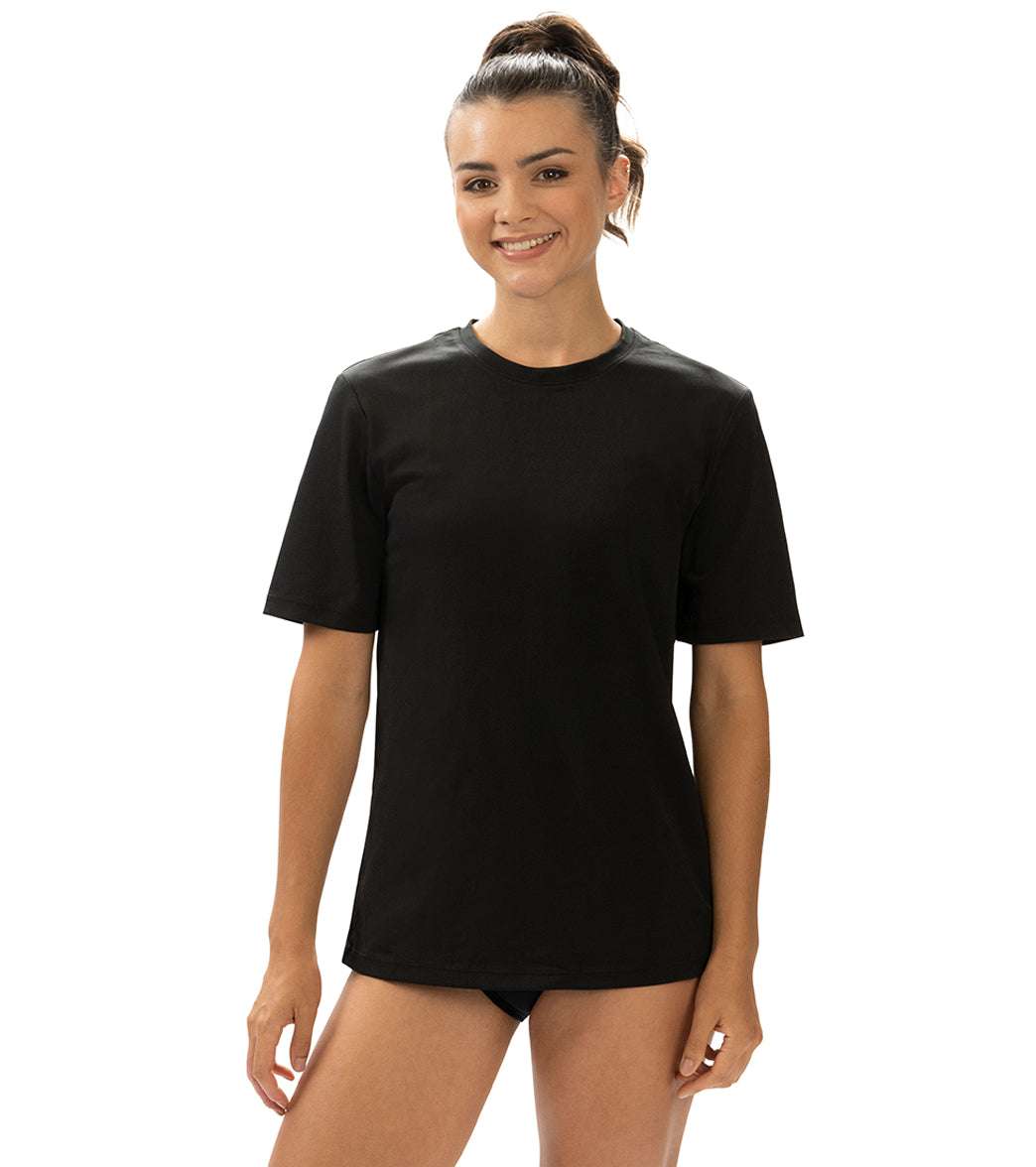 Dolfin Unisex Crew Neck Short Sleeve Rash Guard at SwimOutlet.com