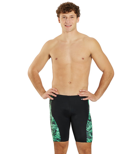 Sporti Sonic Bloom Splice Jammer Swimsuit (22-40) at SwimOutlet.com