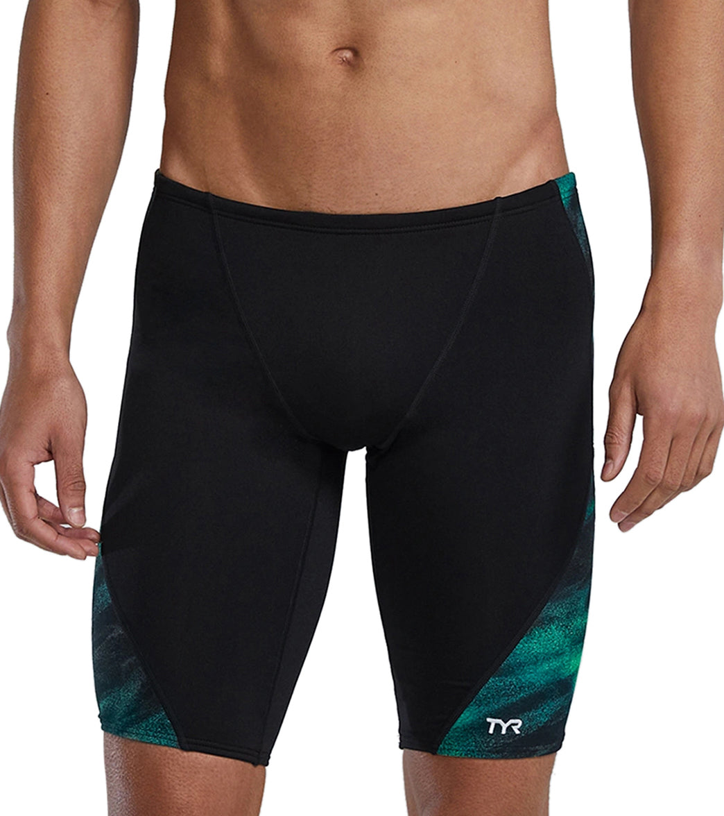 TYR Men's Soren Blade Splice Durafast Elite Jammer Swimsuit at ...