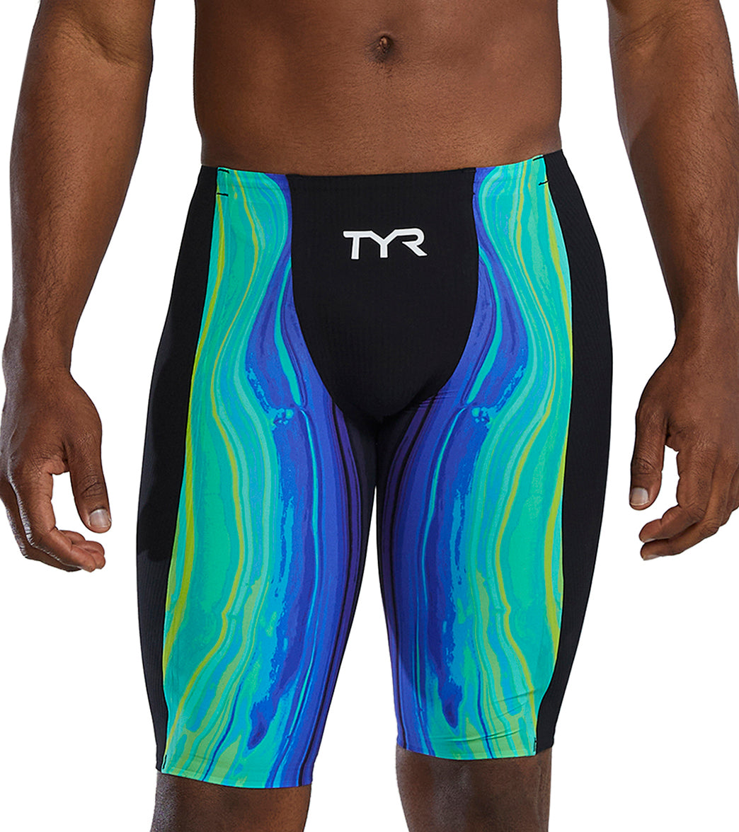 TYR Men's Shockwave Volconyx High Waist Jammer Tech Suit Swimsuit at SwimOutlet.com