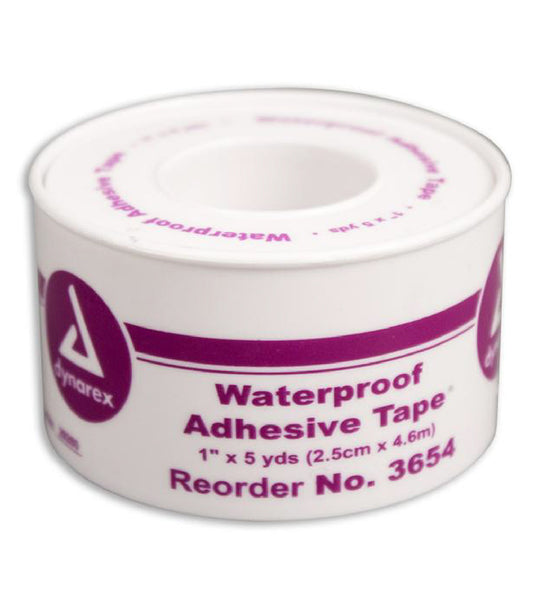 KEMP Waterproof First Aid Tape in Case (1" x 5 yd) (bulk packaging of ...