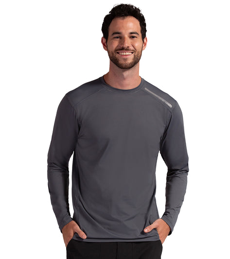 Bloq UV Men's Jet Long Sleeve UPF 50 Tee at SwimOutlet.com