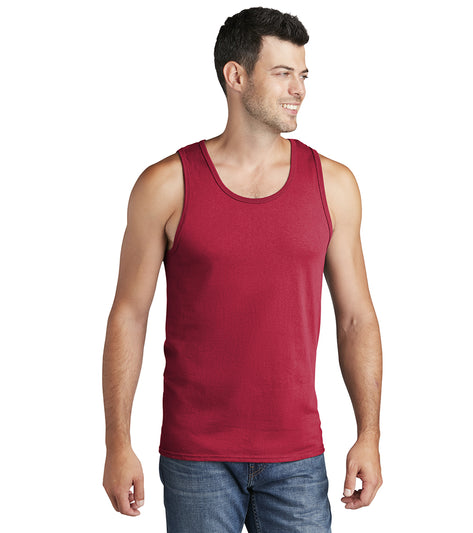 SwimOutlet Port & Company Men's Core Cotton Tank Top at SwimOutlet.com