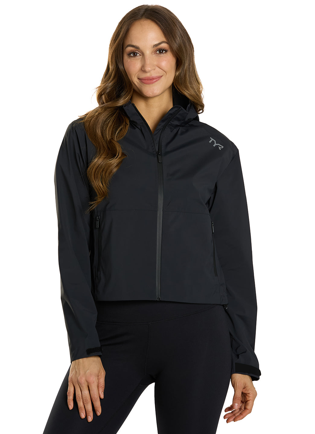 TYR Women's Hydrosphere Cropped Performance Jacket at SwimOutlet.com