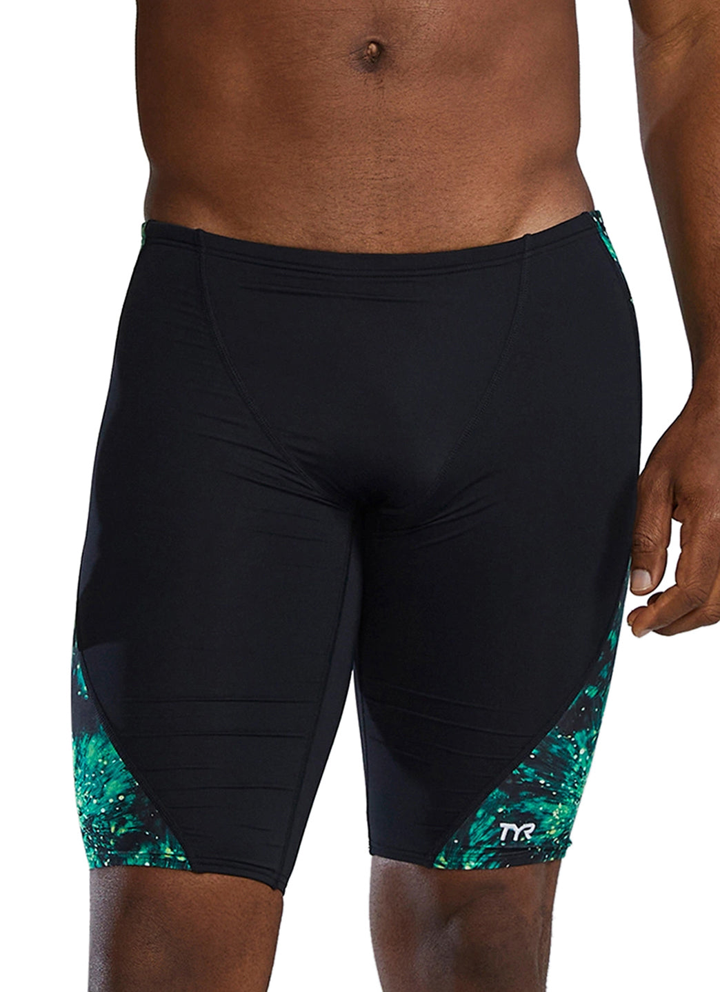 TYR Men's Radiant Flare Blade Splice Jammer Swimsuit at SwimOutlet.com