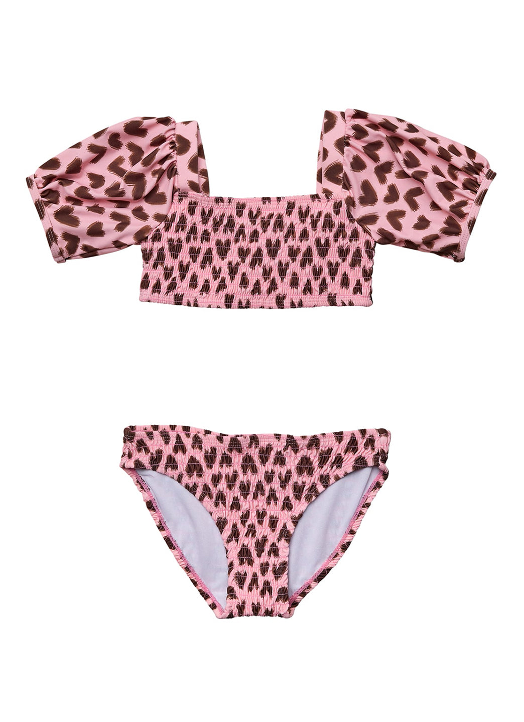 Snapper Rock Girls' Wild Love Two Piece Bikini Set (Little Kid, Big Kid ...