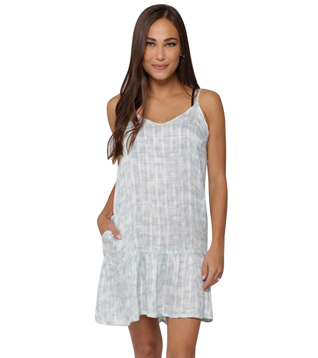 J.Valdi Women's Lagoon Strappy Ruffle Cover Up Dress at SwimOutlet.com