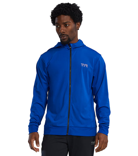 TYR Men's Tech Full Zip Hoodie at SwimOutlet.com