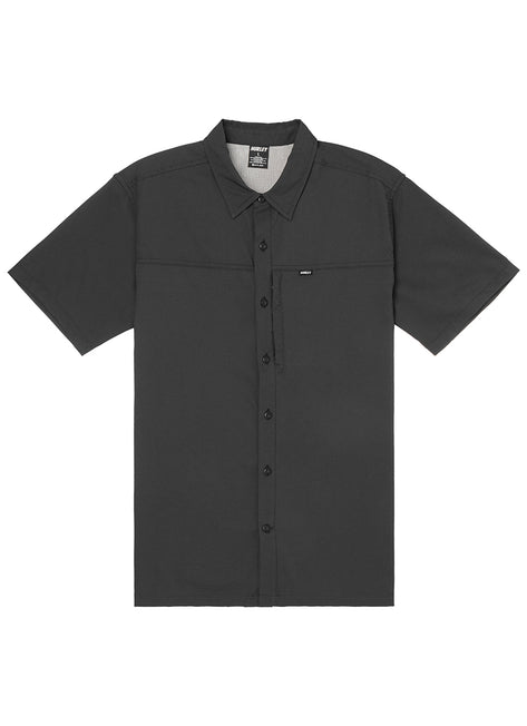 Hurley Men's H2O-Dri Rincon Sierra Short Sleeve Button-Up Shirt at ...