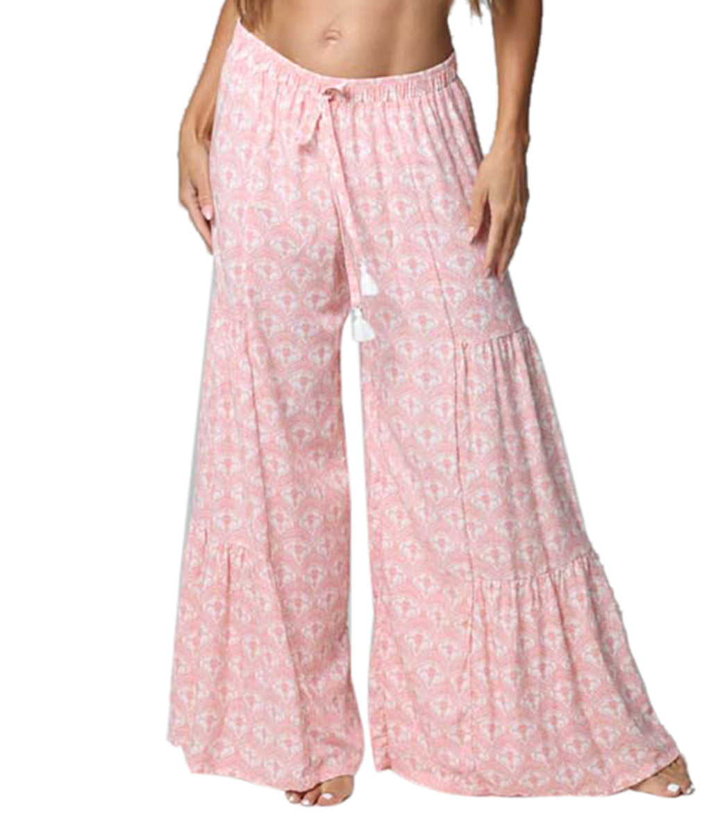 J.Valdi Women's Petals Tulum Tiered Pant at SwimOutlet.com