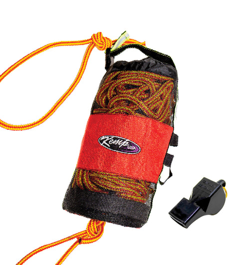 KEMP USA Throw Bag with 50' of 3/8" Yellow Rope and Bengal Safety ...