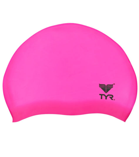 TYR Wrinkle-Free Silicone Junior Swim Cap at SwimOutlet.com