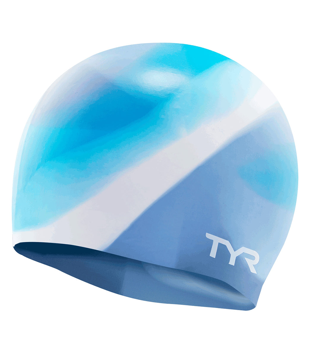 TYR Multi Color Silicone Swim Cap at SwimOutlet.com