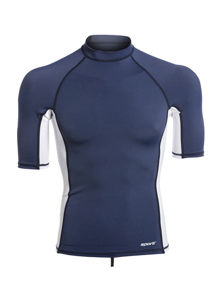 Sporti Men's S/S UPF 50+ Sport Fit Rash Guard at SwimOutlet.com