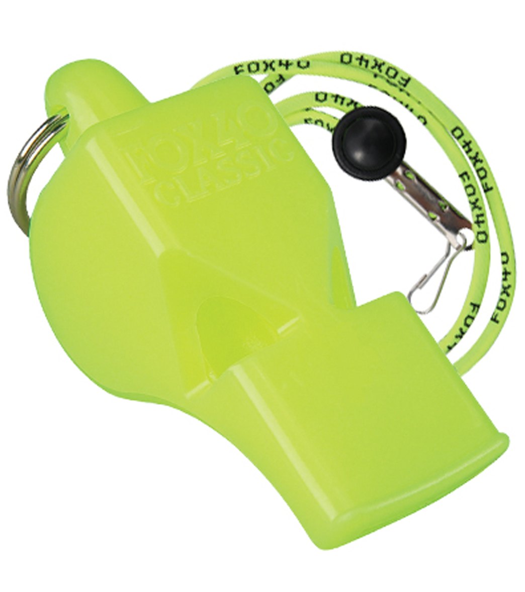 Fox 40 Classic Official Lifeguard Whistle with Breakaway Lanyard at ...
