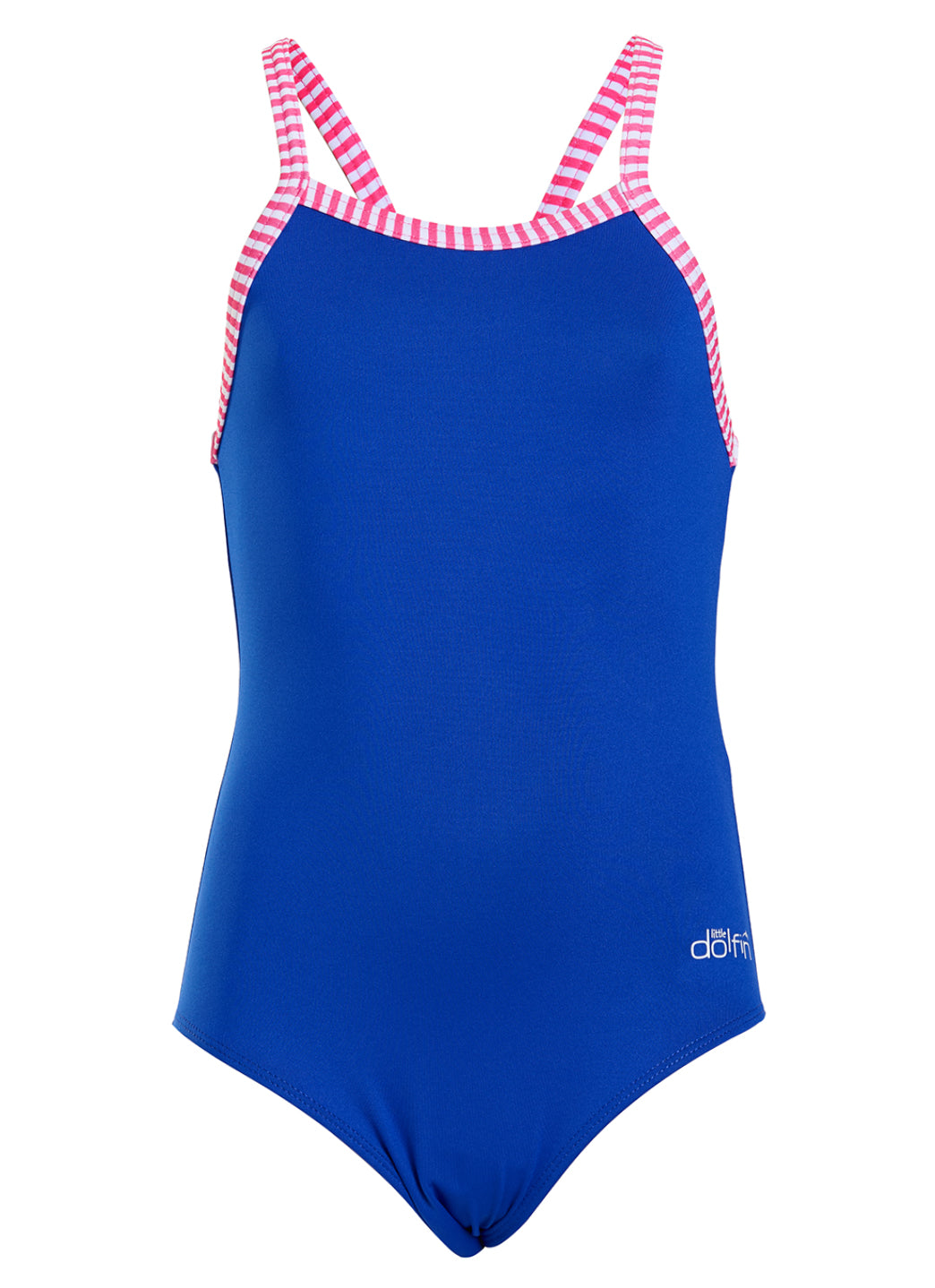 Dolfin Girls' Solid One Piece Swimsuit (Toddler, Little Kid) at ...