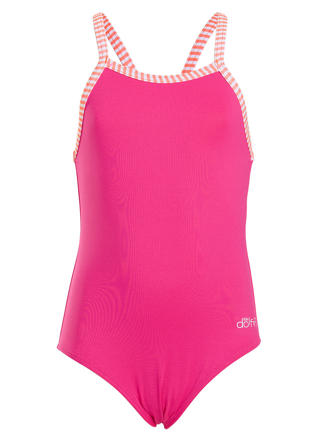 Dolfin Girls' Solid One Piece Swimsuit (Toddler, Little Kid) at ...