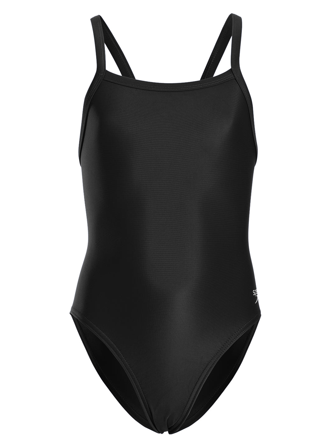 Speedo PowerFLEX Eco Solid Flyback Youth Swimsuit at SwimOutlet.com