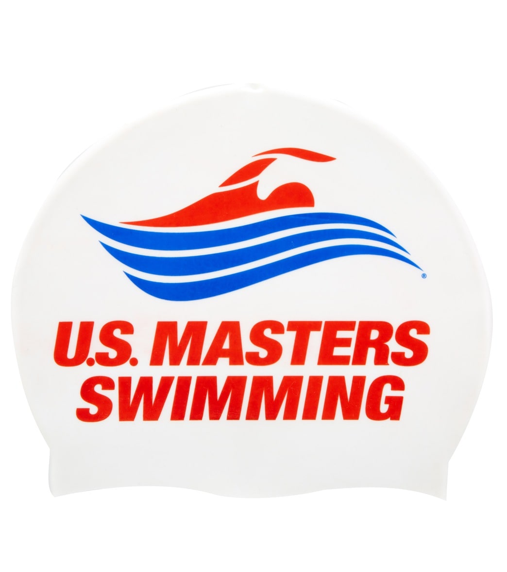USMS Silicone Swim Cap at SwimOutlet.com