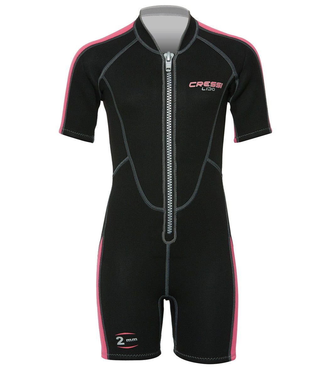 Cressi Girls' Lido Short Sleeve Spring Suit at SwimOutlet.com