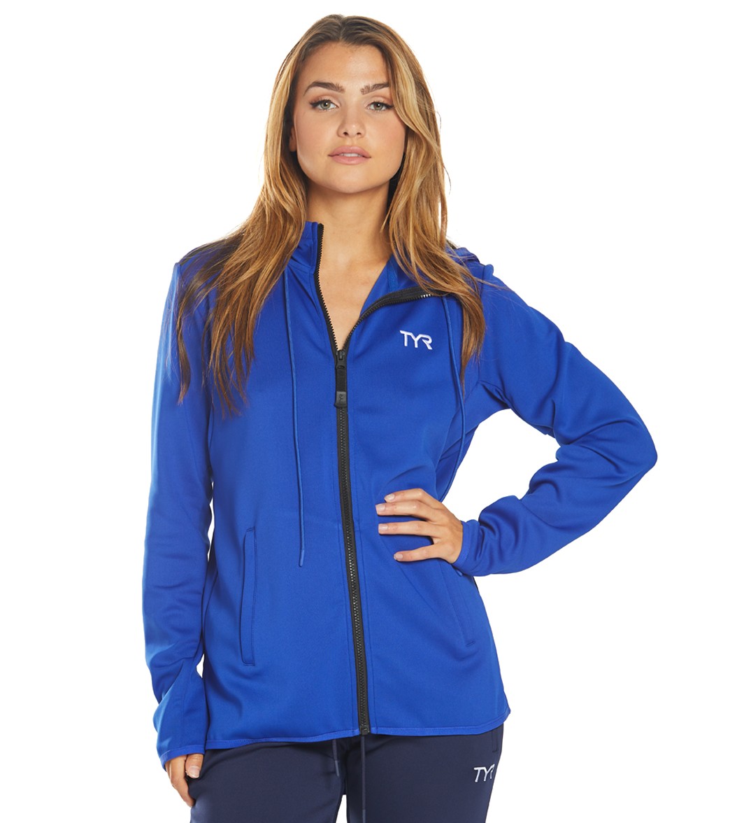 TYR Women's Team Full Zip Hoodie at SwimOutlet.com