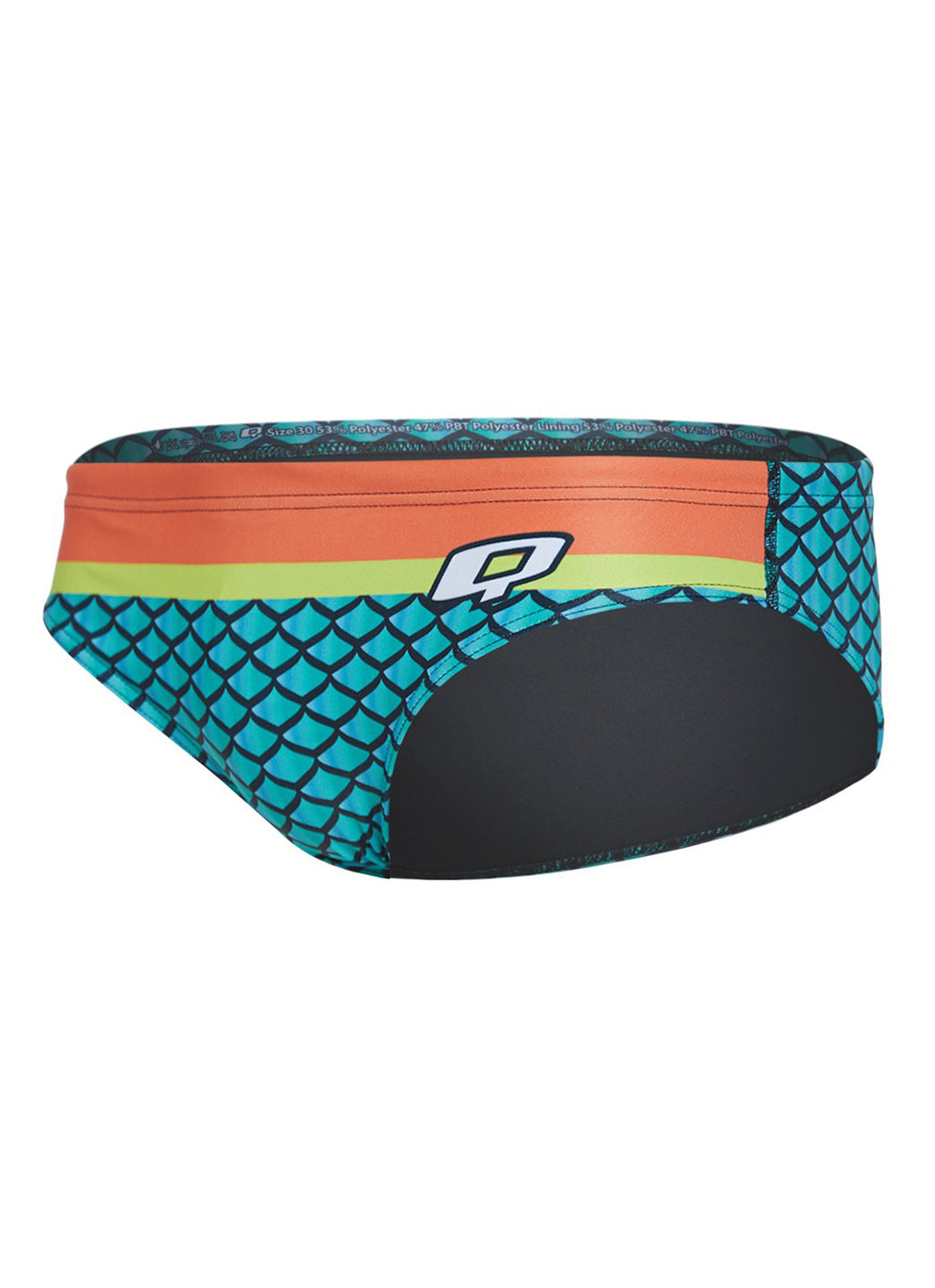 Q Swimwear Men's Aquaman Water Polo Brief at SwimOutlet.com
